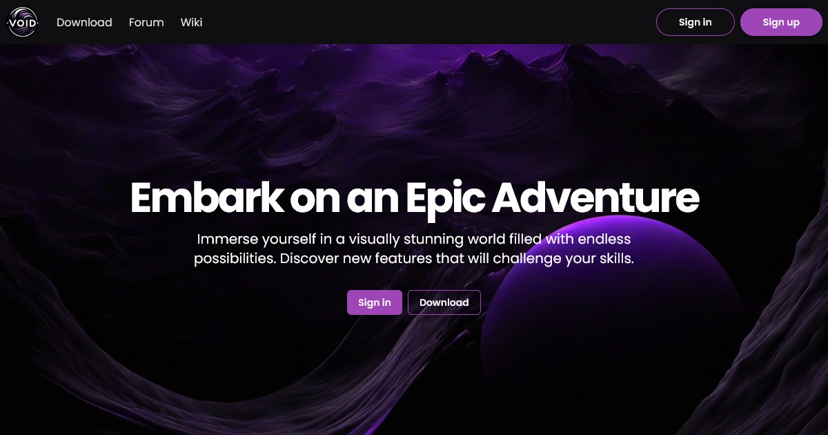 Let The Journey Begins! | Void Gaming Network